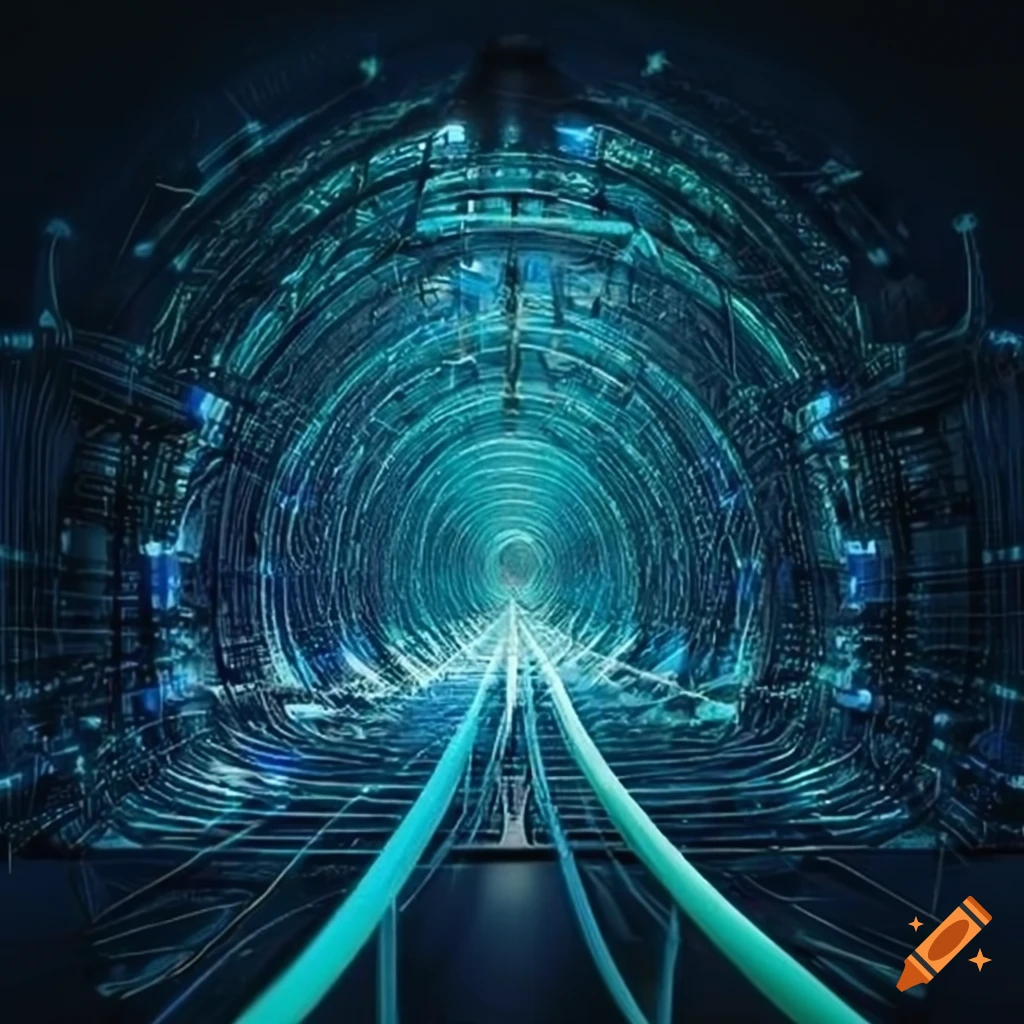 Futuristic network service provider infrastructure with fiber optic ...