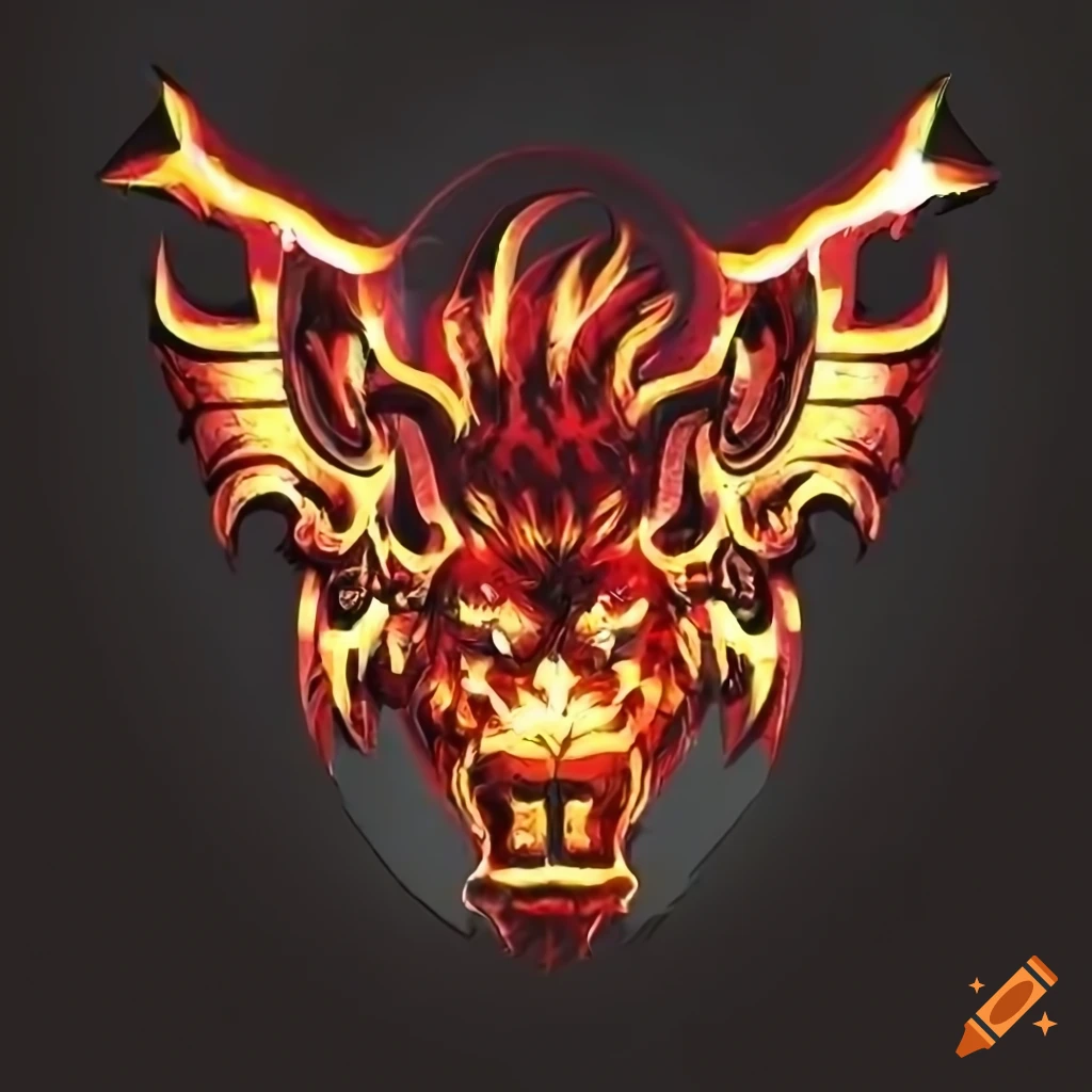 Logo design of a hybrid Atlas lion and Chinese dragon for esports team ...
