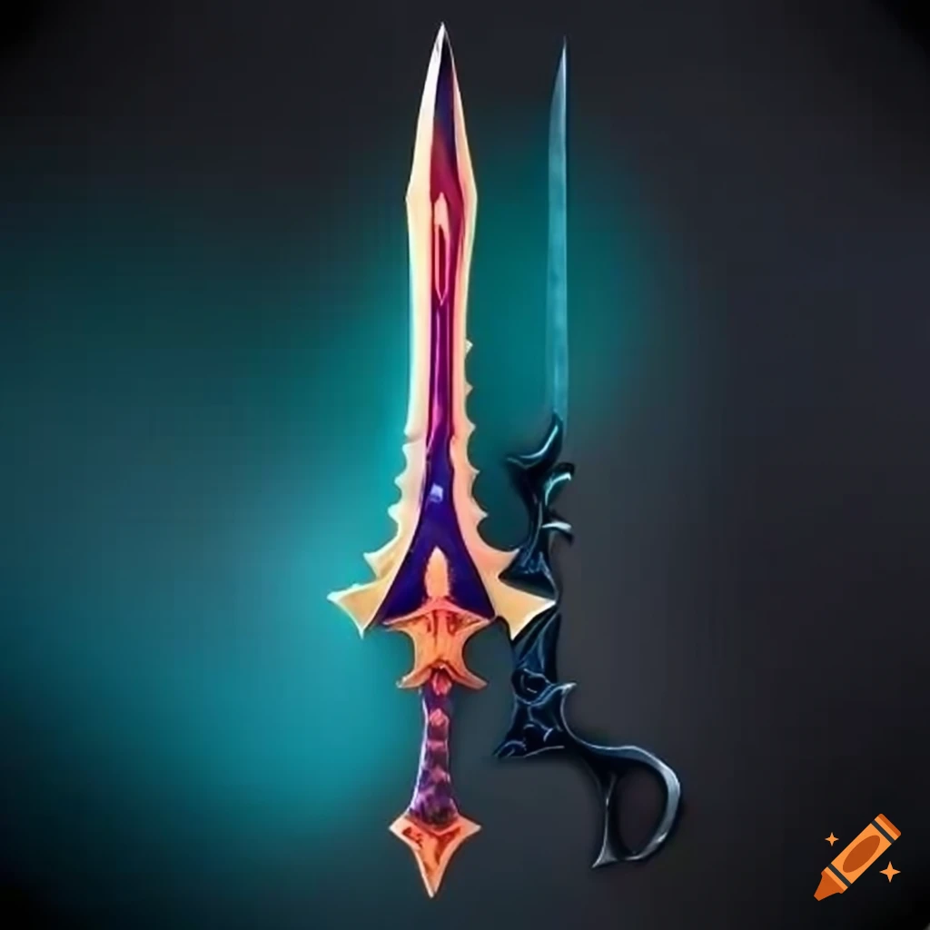 Magic curve elite sword on Craiyon