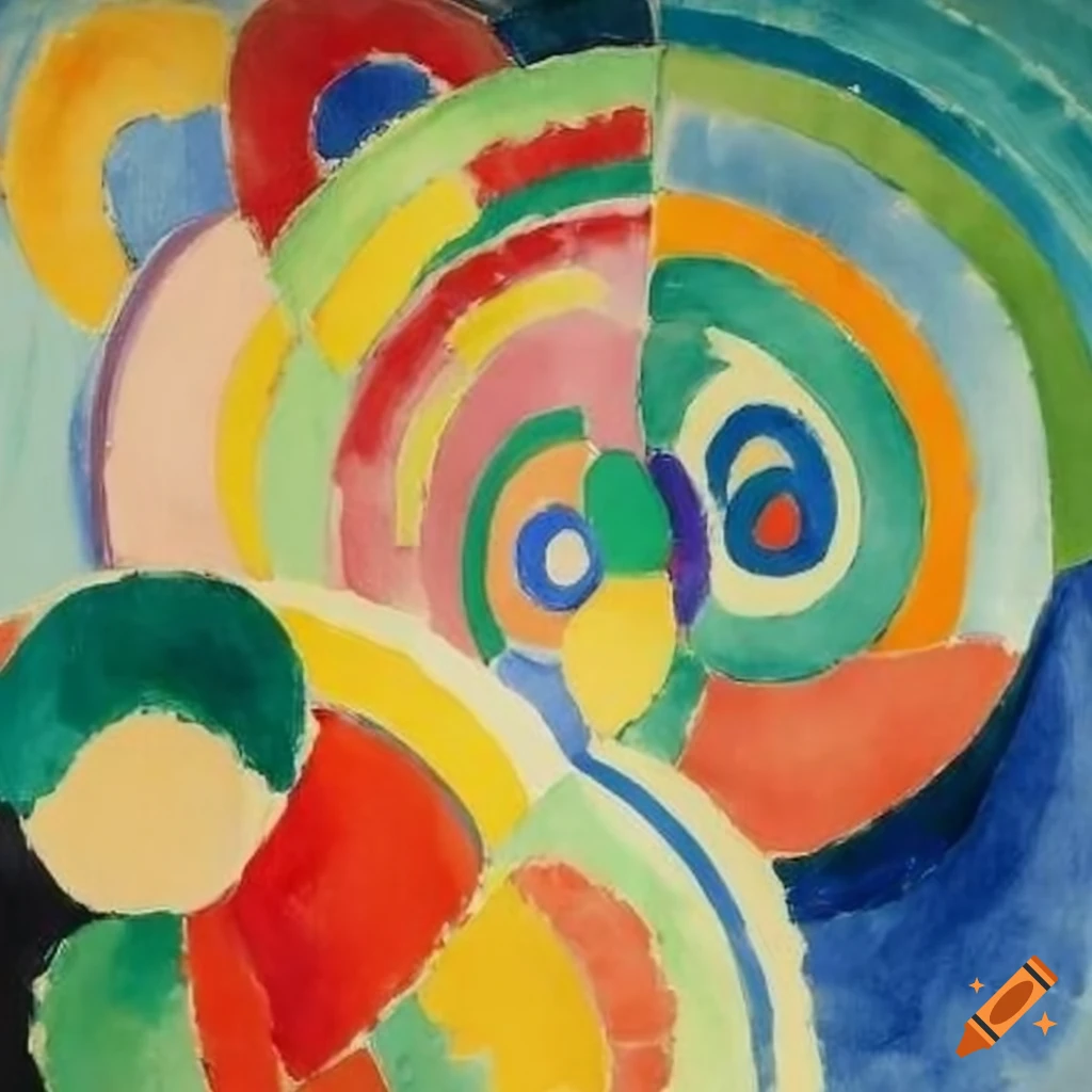 Robert delaunay artwork on Craiyon