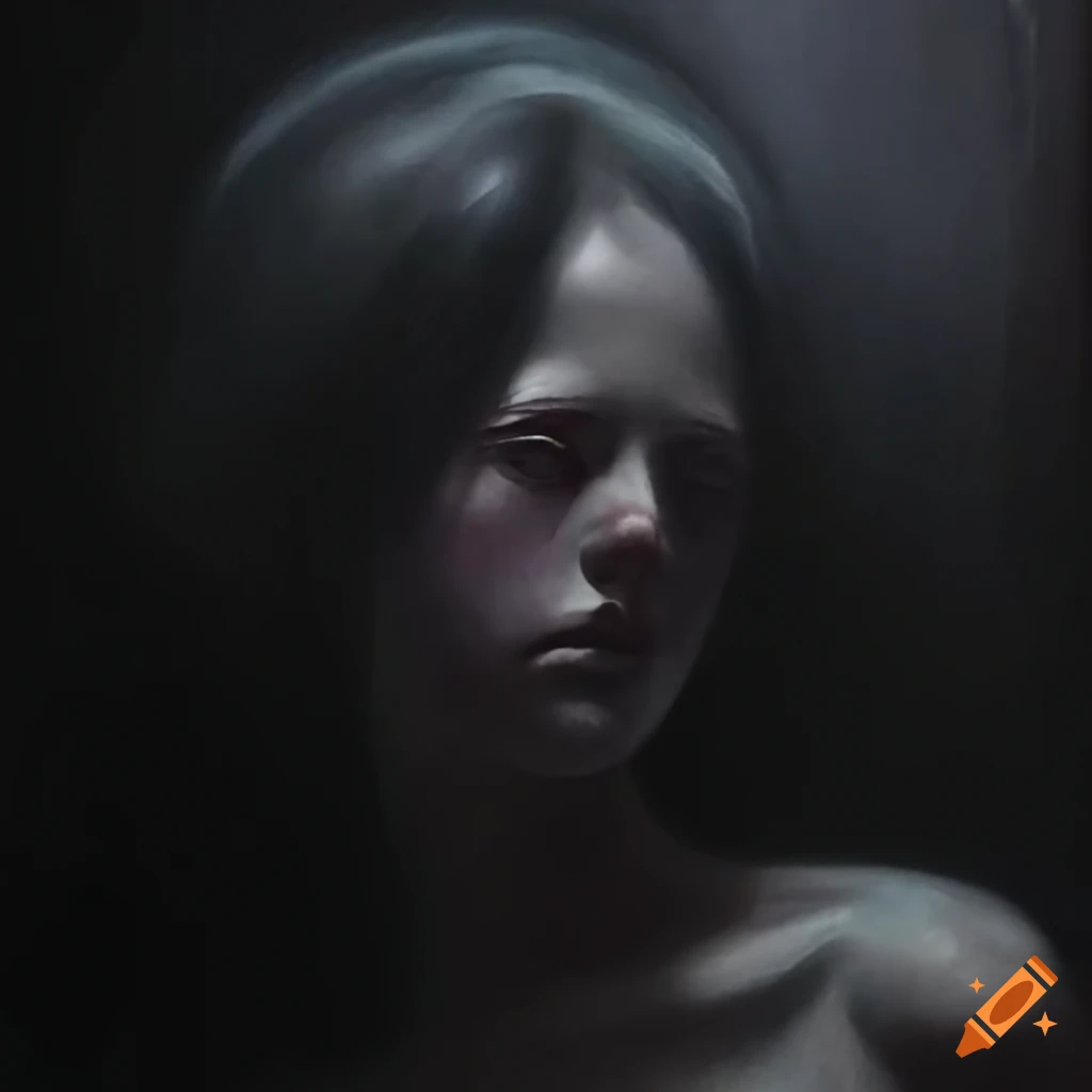 Abstract representation of duality and perception in black and white on ...