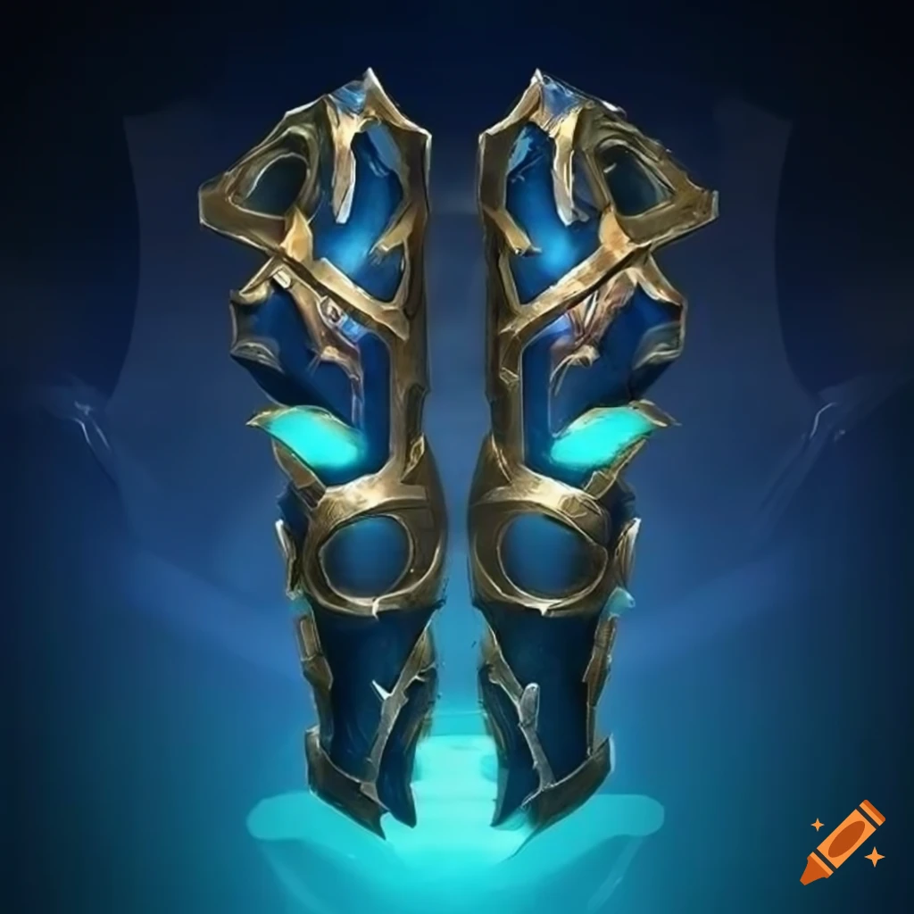 Adorned mithril-plated elite champion knight boots for rpg inventory ...