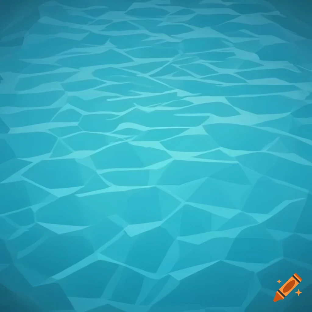Low poly water texture in a flat design style on Craiyon