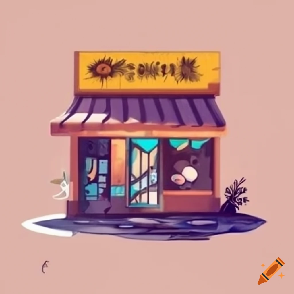 Logo for Margaret Store featuring clothing, coffee, and sunflowers on ...