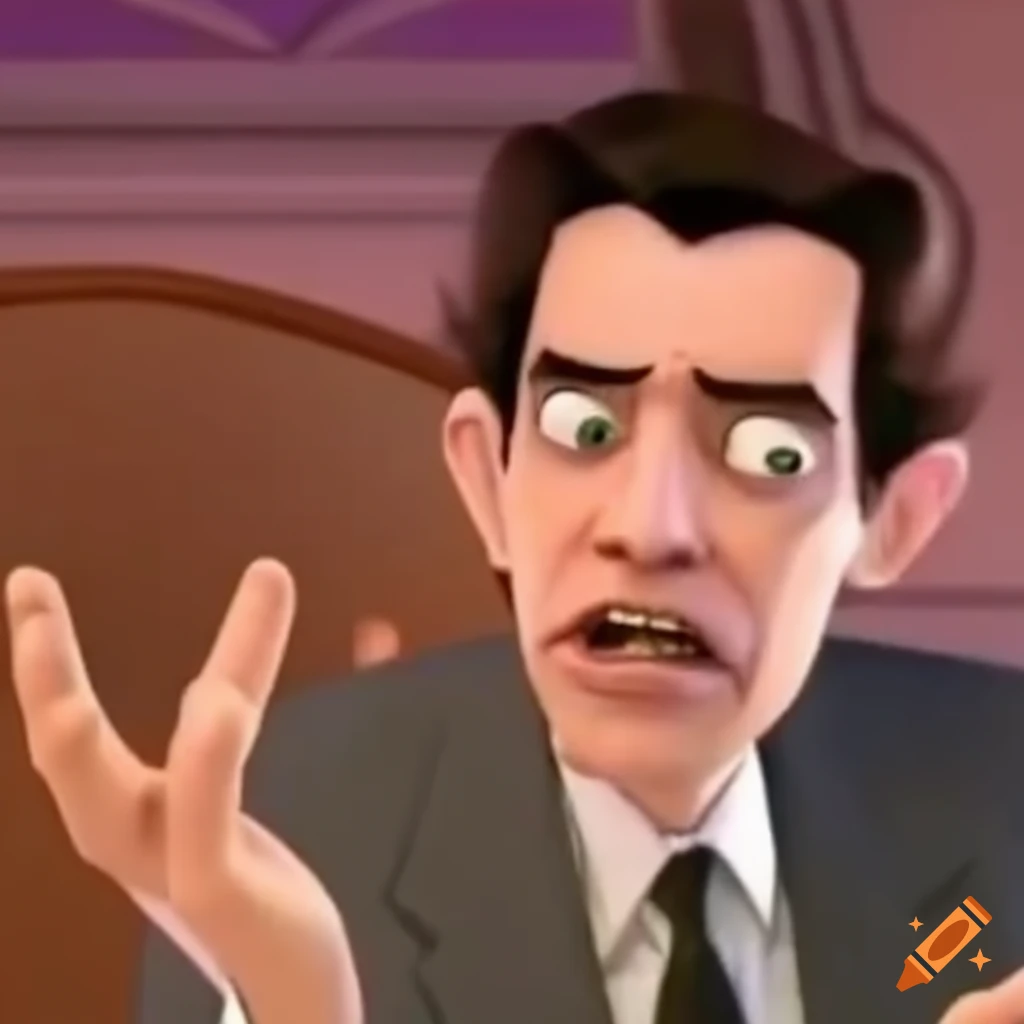 2000s cgi-animated villain character named aipac on Craiyon