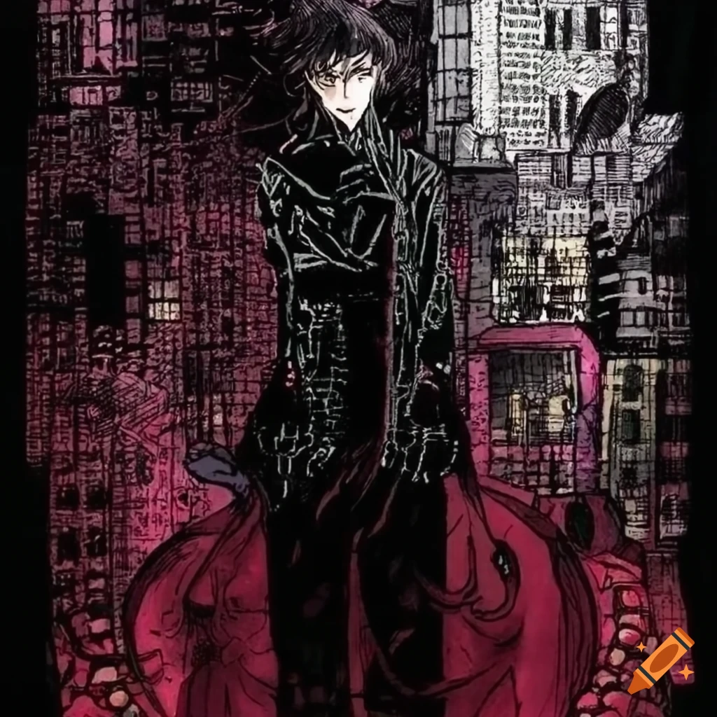 Hacker trapped in the Matrix in Ukiyo-e style manga artwork on Craiyon