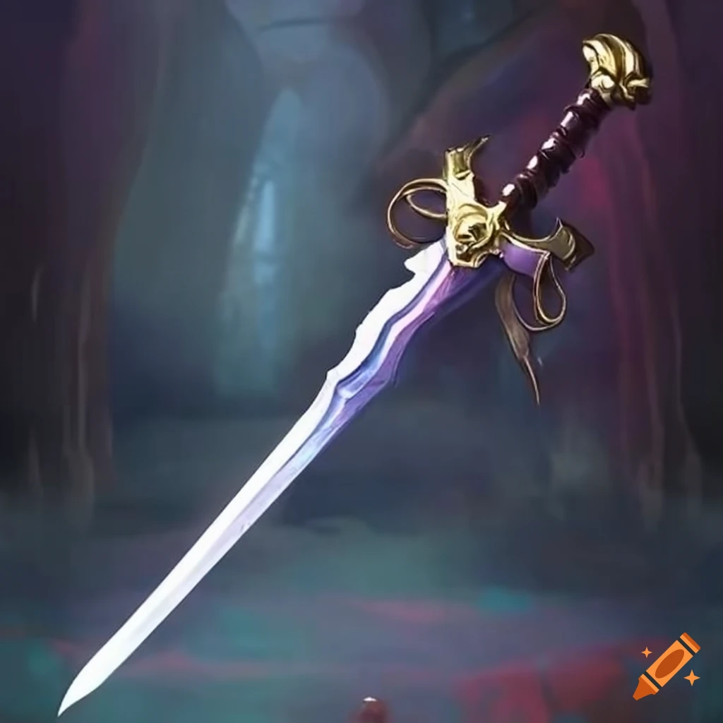 Magic elite champion sword on Craiyon