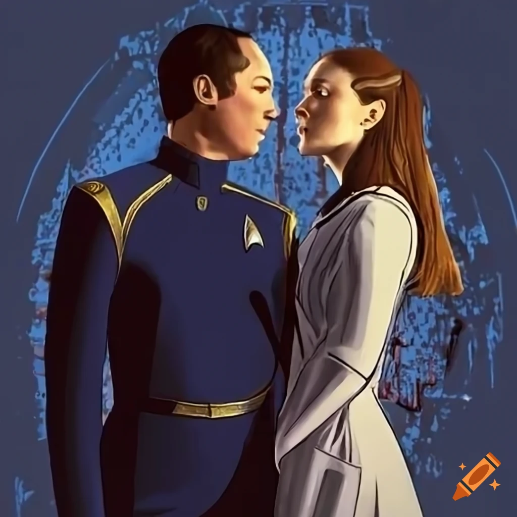 Young James Spader and Young Sigrid as rival Starfleet Captains in ...