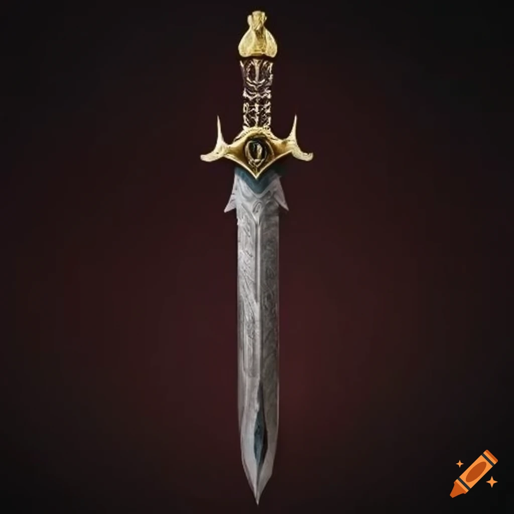 Magic elite ancient sword on Craiyon
