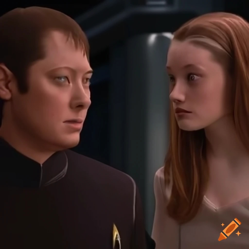Young James Spader and Young Sigrid as rival Starfleet Captains with ...