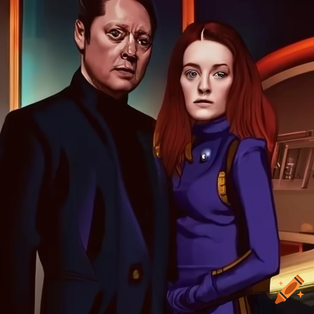 Young James Spader and Young Sigrid as rival Starfleet Captains in ...