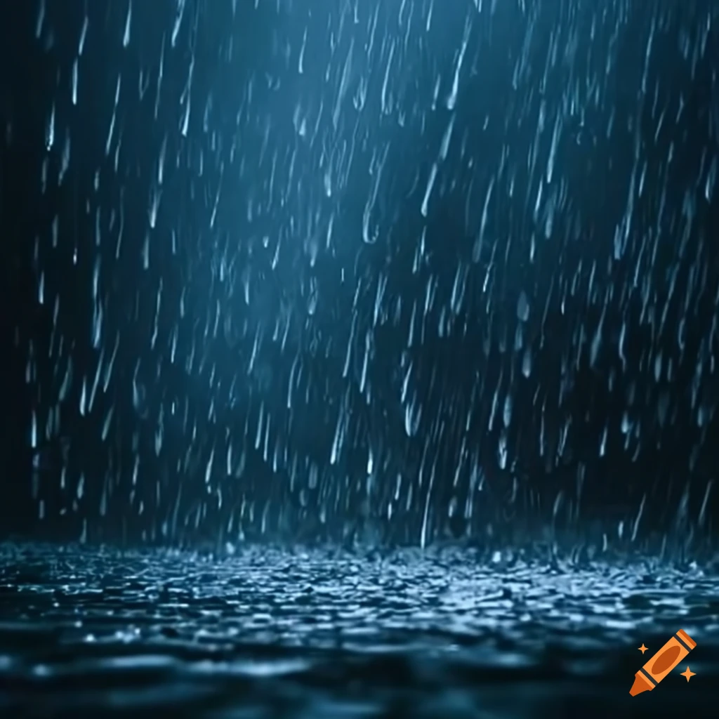 Rain falling on Craiyon