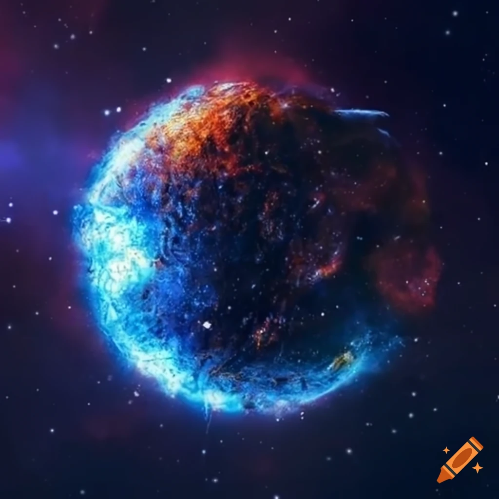 Mysterious sun in deep time and space reflected through a mirror ...