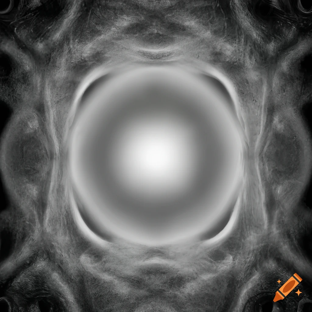 Abstract high-resolution black and white photo with intricate details ...