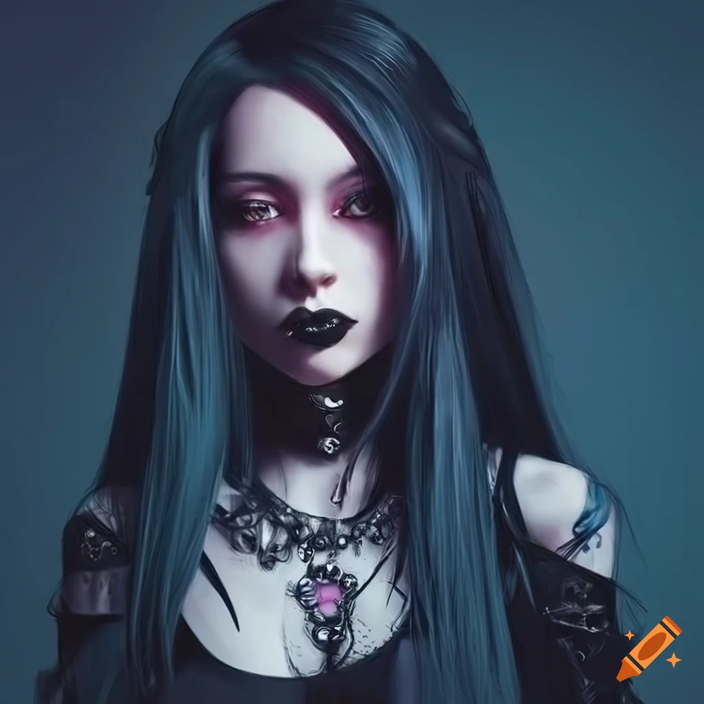 Goth images created on Craiyon