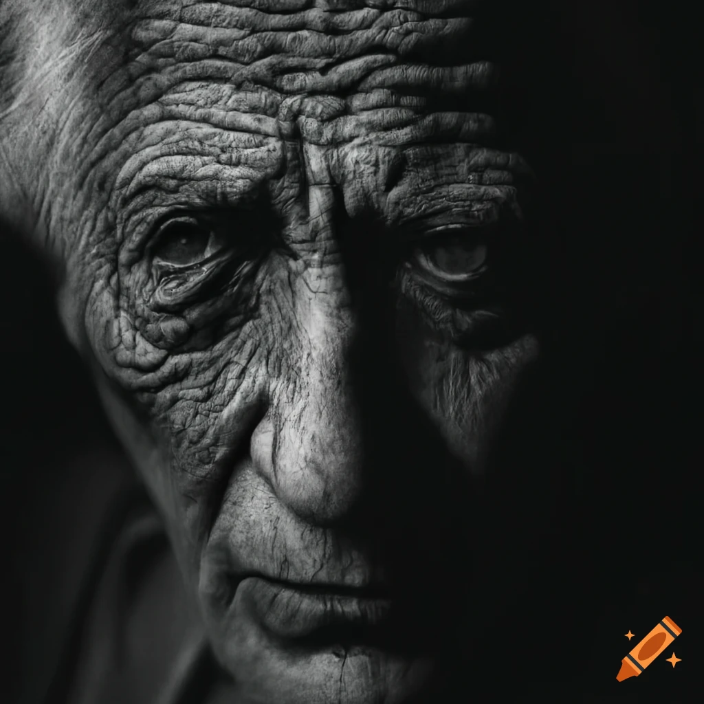 Deep and introspective artwork of a contemplative man on Craiyon