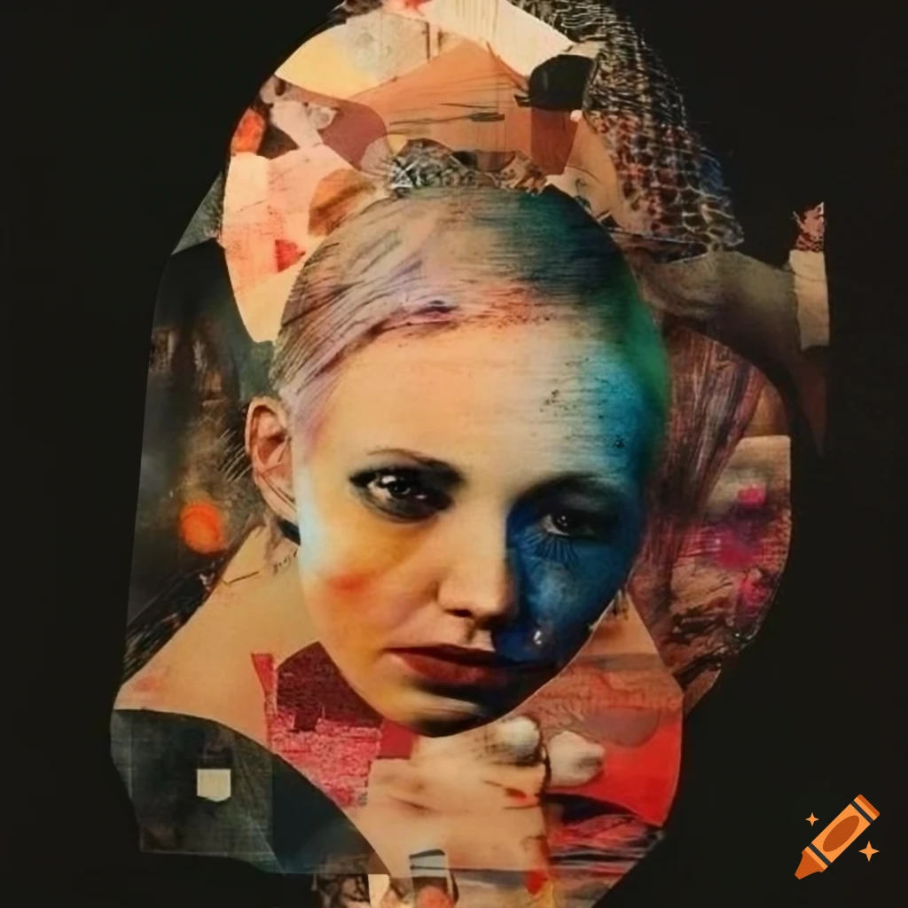 Hannah höch collage of photorealistic images of women with dada and ...