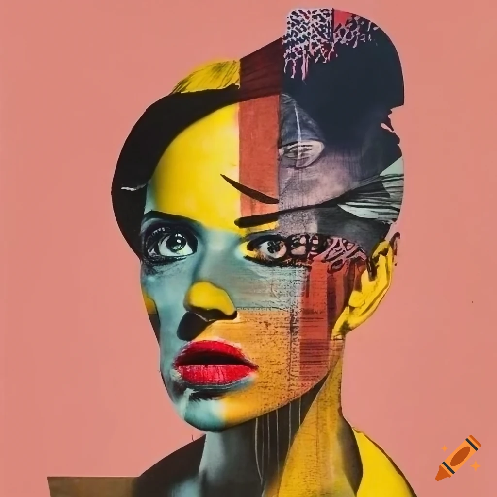 Hannah Höch collage featuring photorealistic images of women and ...