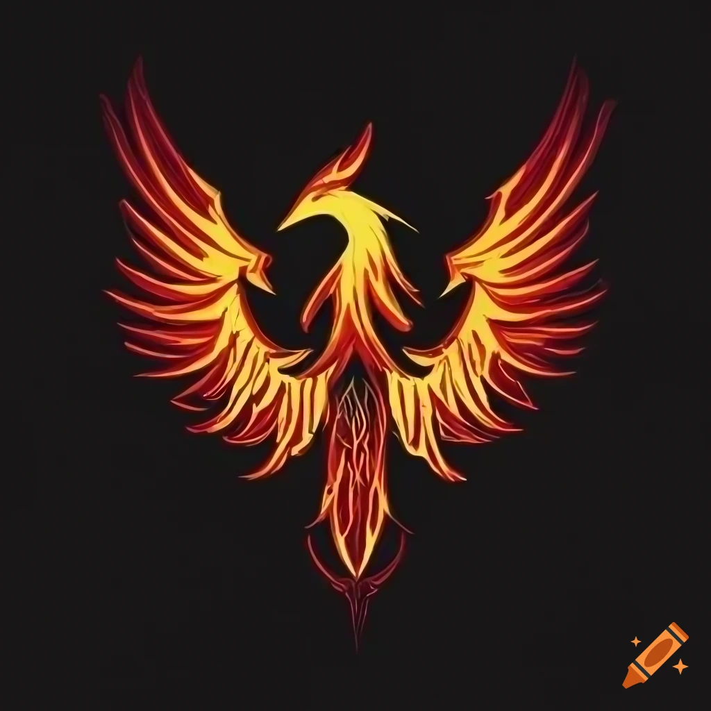 Phoenix knight logo on Craiyon