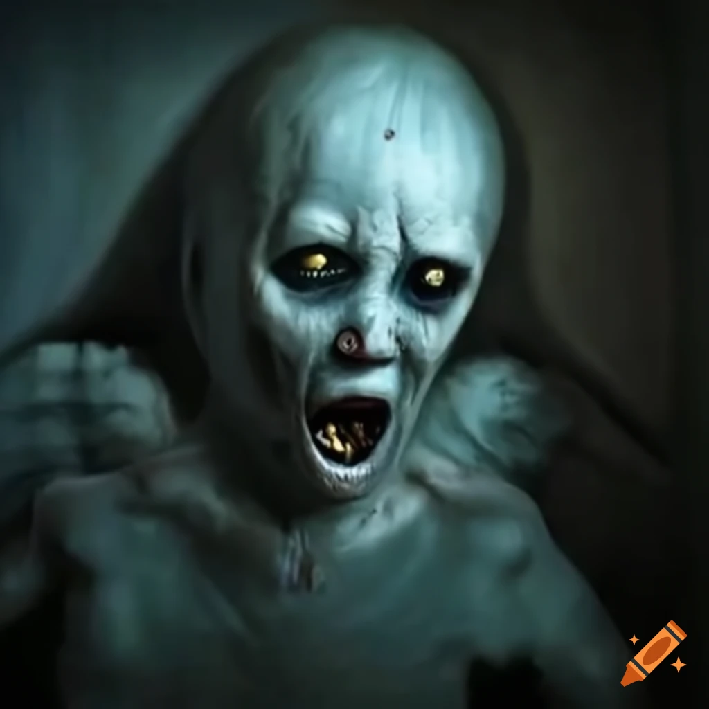 Creepy and eerie image depicting horror and terror on Craiyon