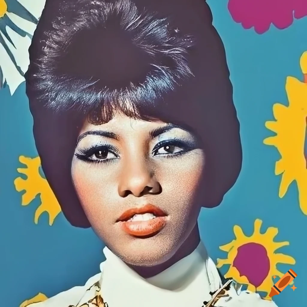 Vintage 60s style with estelle bennett from the ronettes in white ...