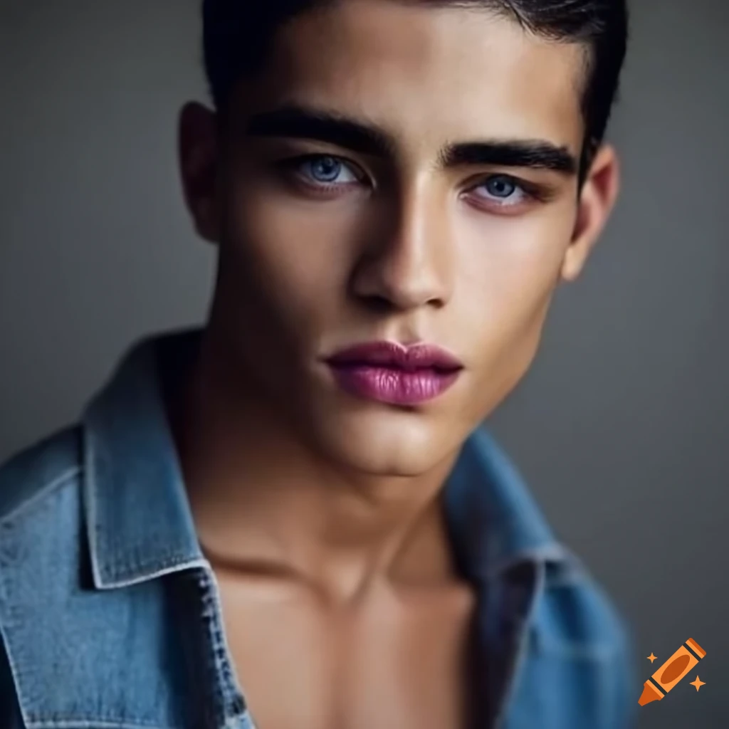 Male Supermodel Of Diverse Descent With Striking Features On Craiyon