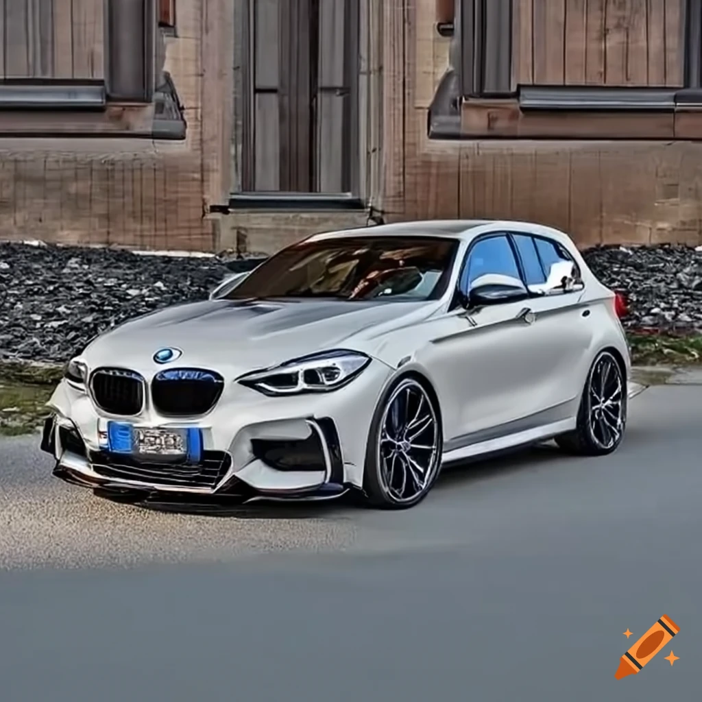White bmw 1 series m140i shadow edition with black m sport rims and ...
