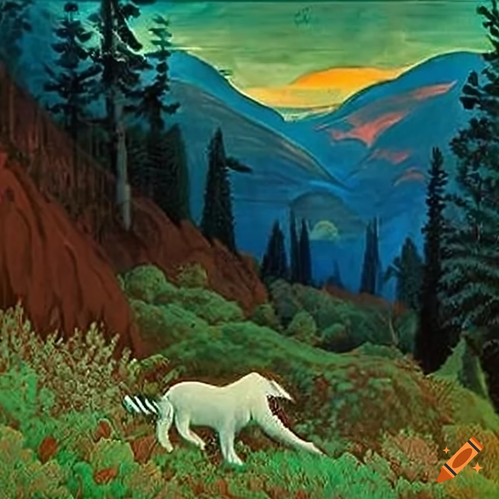 The garden of eden artwork with salish-inspired animal motifs and ...