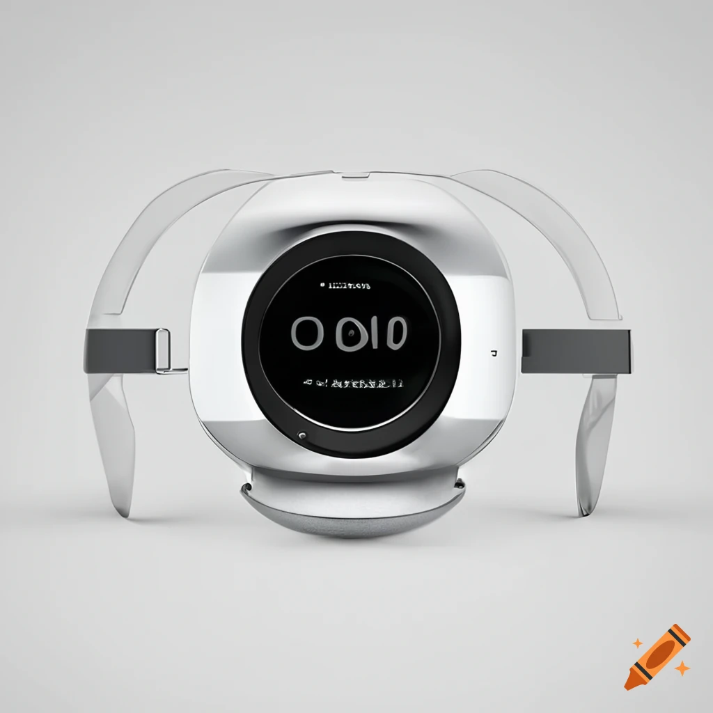 Modern futuristic wearable smart gadget with high-tech display on Craiyon