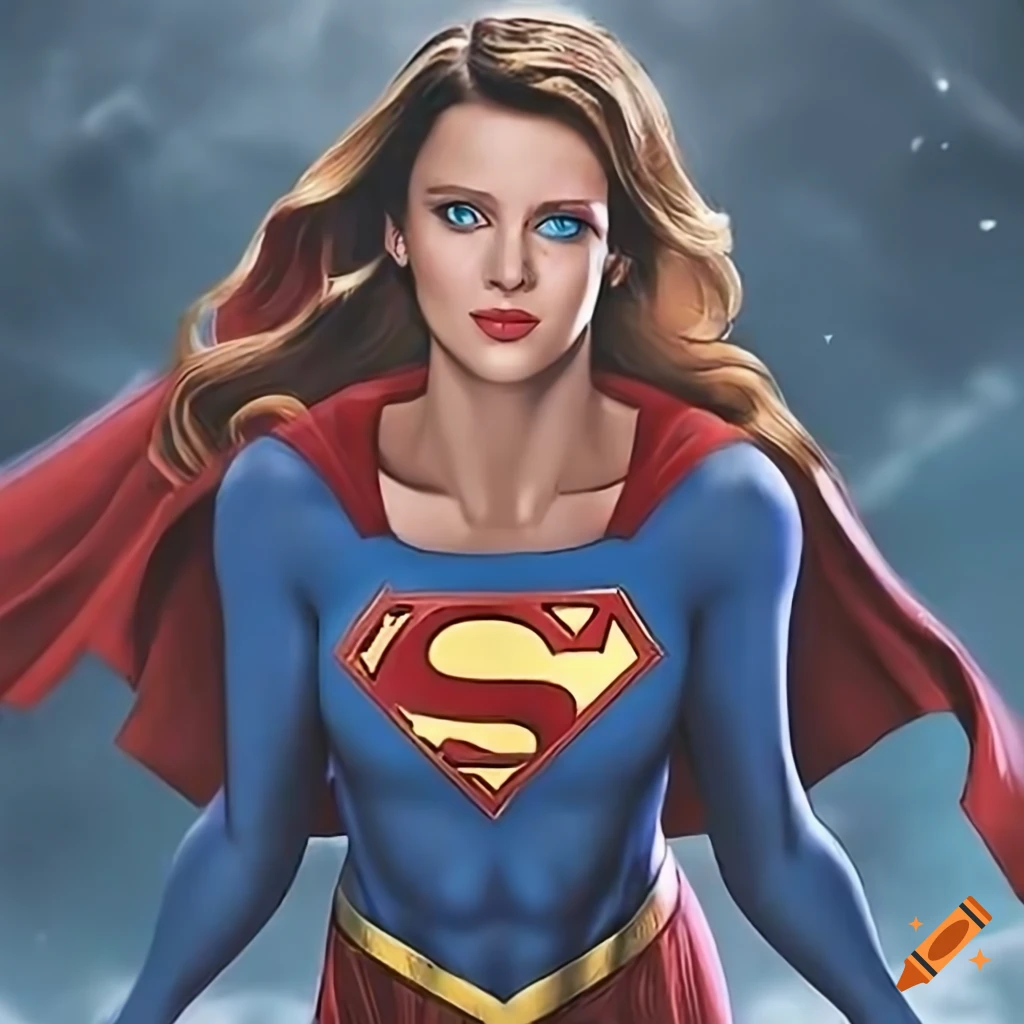 Supergirl character on Craiyon