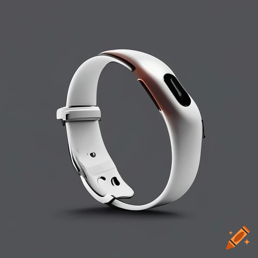 Futuristic wearable gadget with minimal, sleek design on Craiyon