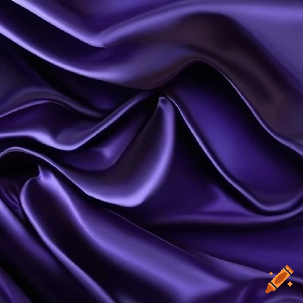 Luxurious silk satin fabric with high gloss and smooth texture on Craiyon