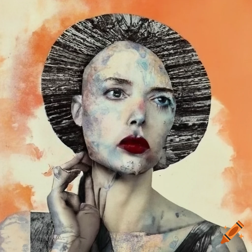 Hannah Hoch collage featuring photorealistic images of women, detailed ...