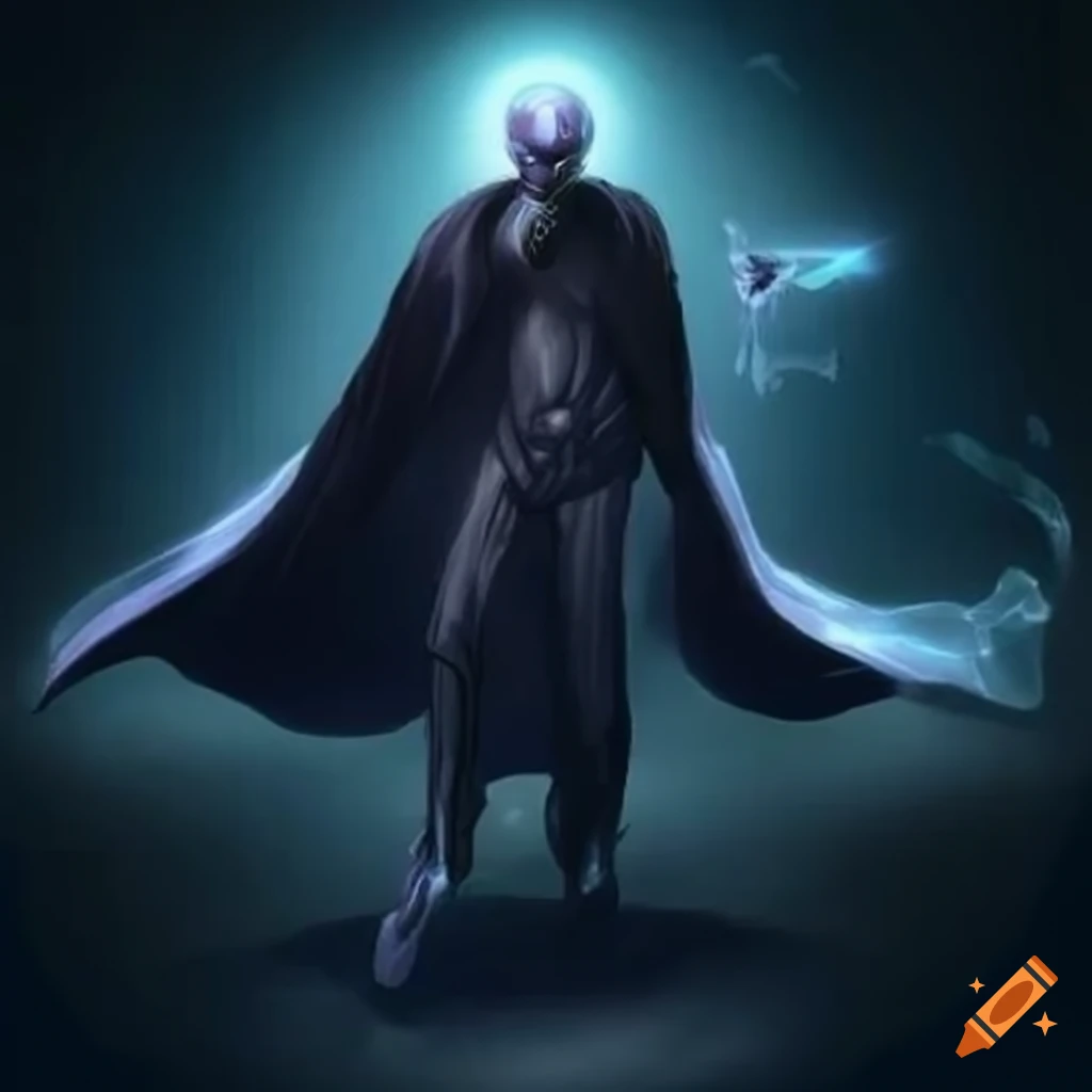 Psyren, a psychic alien with telepathic and telekinetic powers on Craiyon