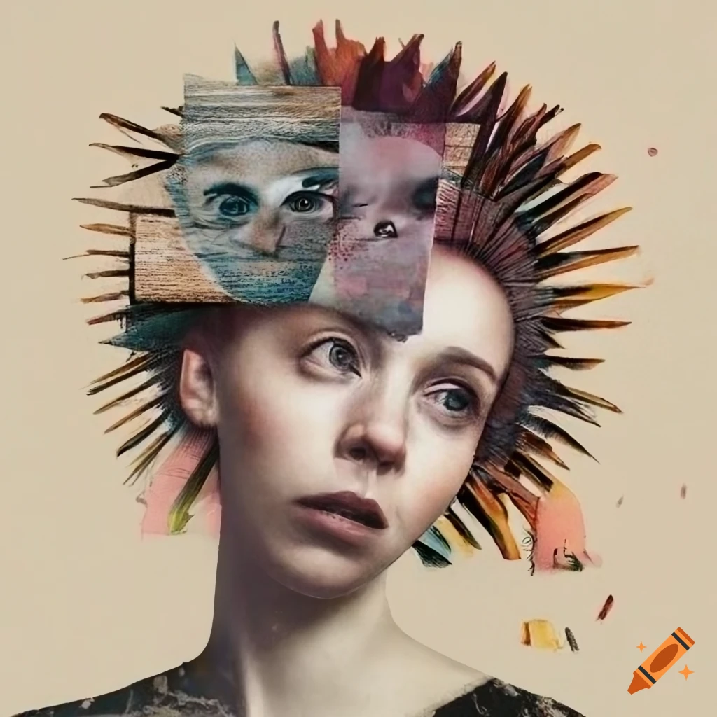 Hannah hoch collage featuring photorealistic images of women with ...