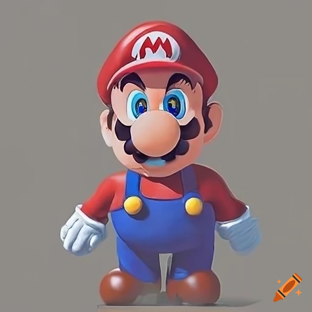 Mario character on Craiyon