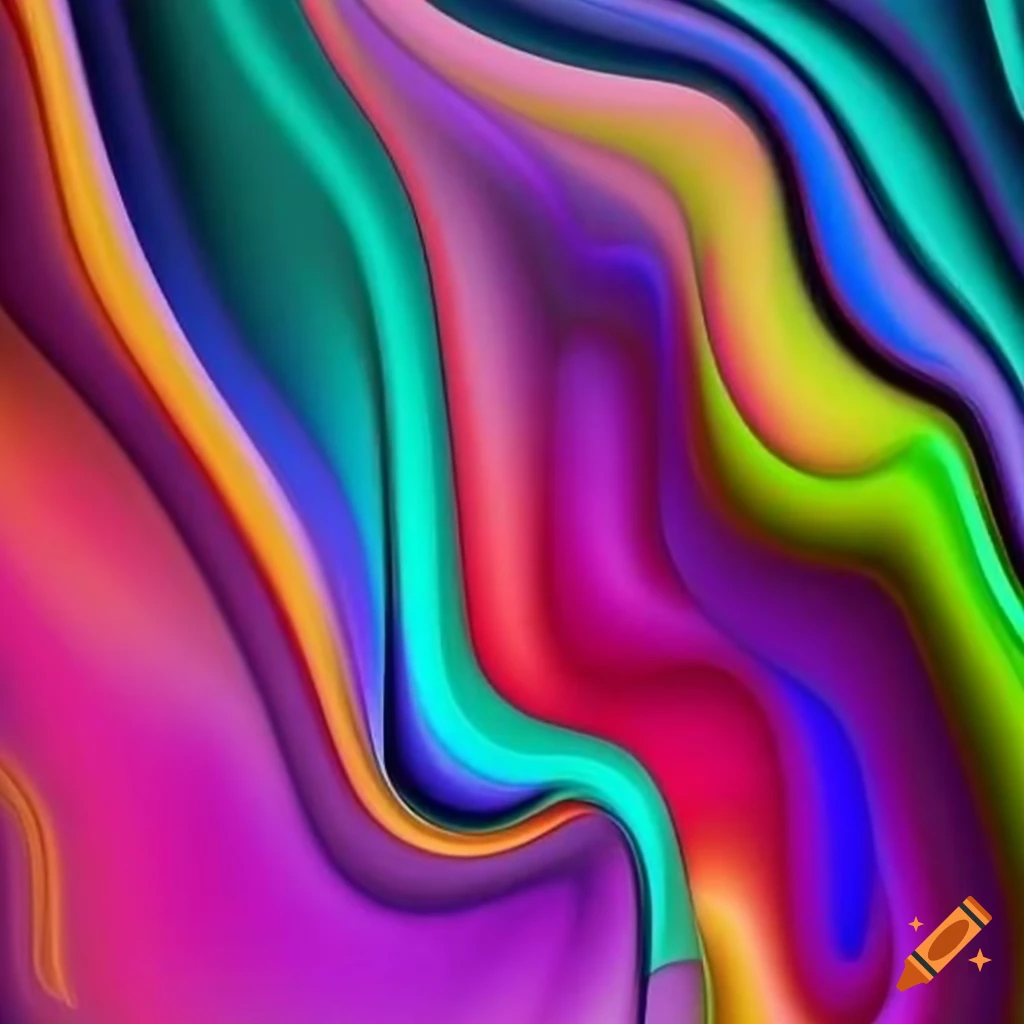 Abstract colors art on Craiyon