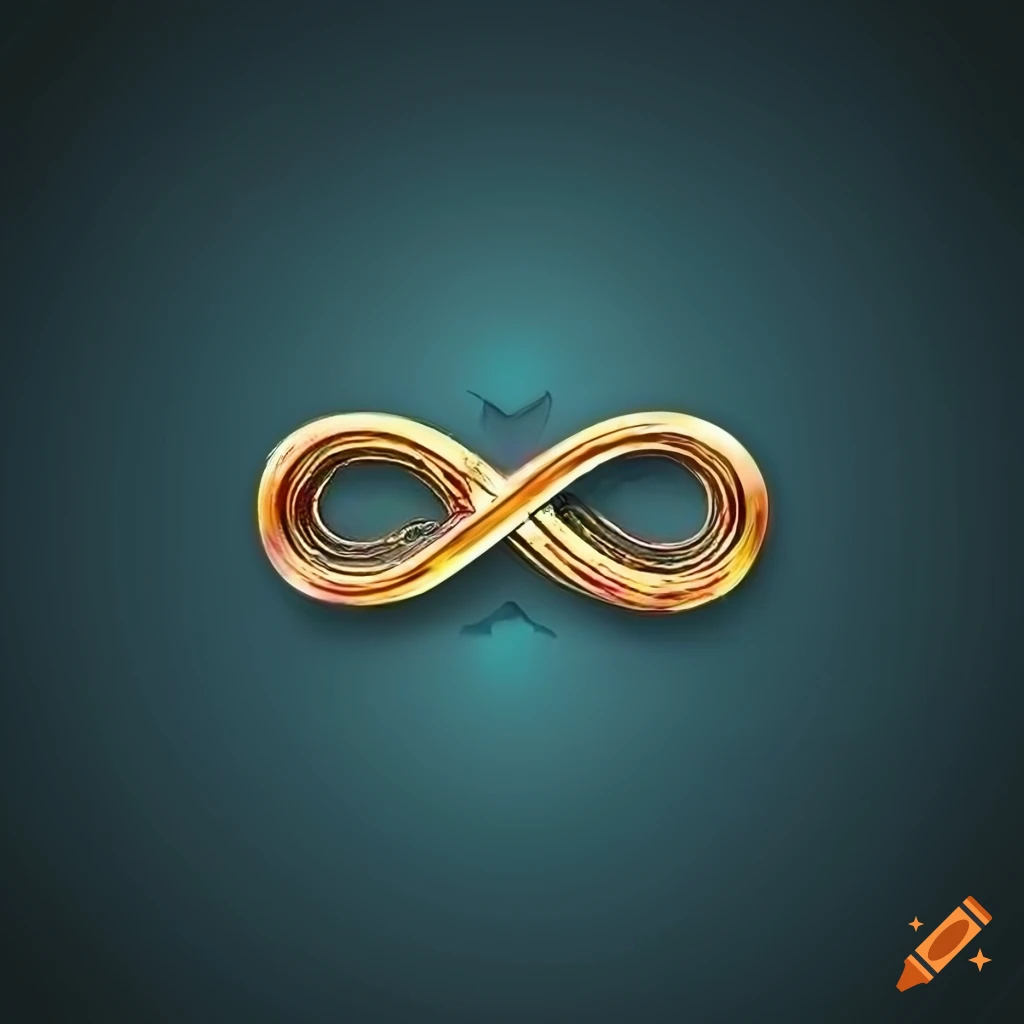 Infinity symbol with roman aesthetic and classical elements on Craiyon