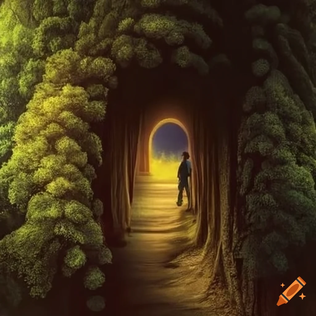 Man contemplating life under a blooming tree on Craiyon