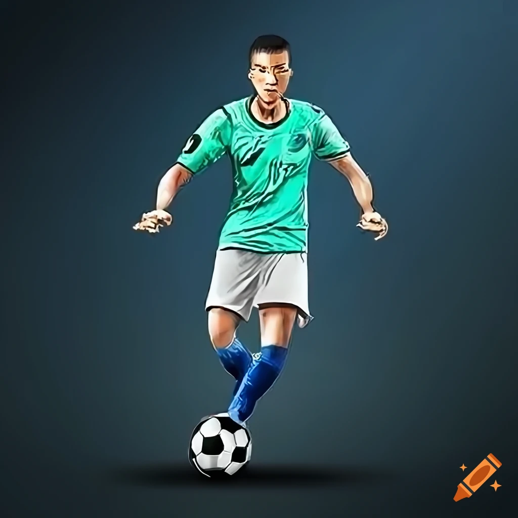 Soccer player nft on Craiyon