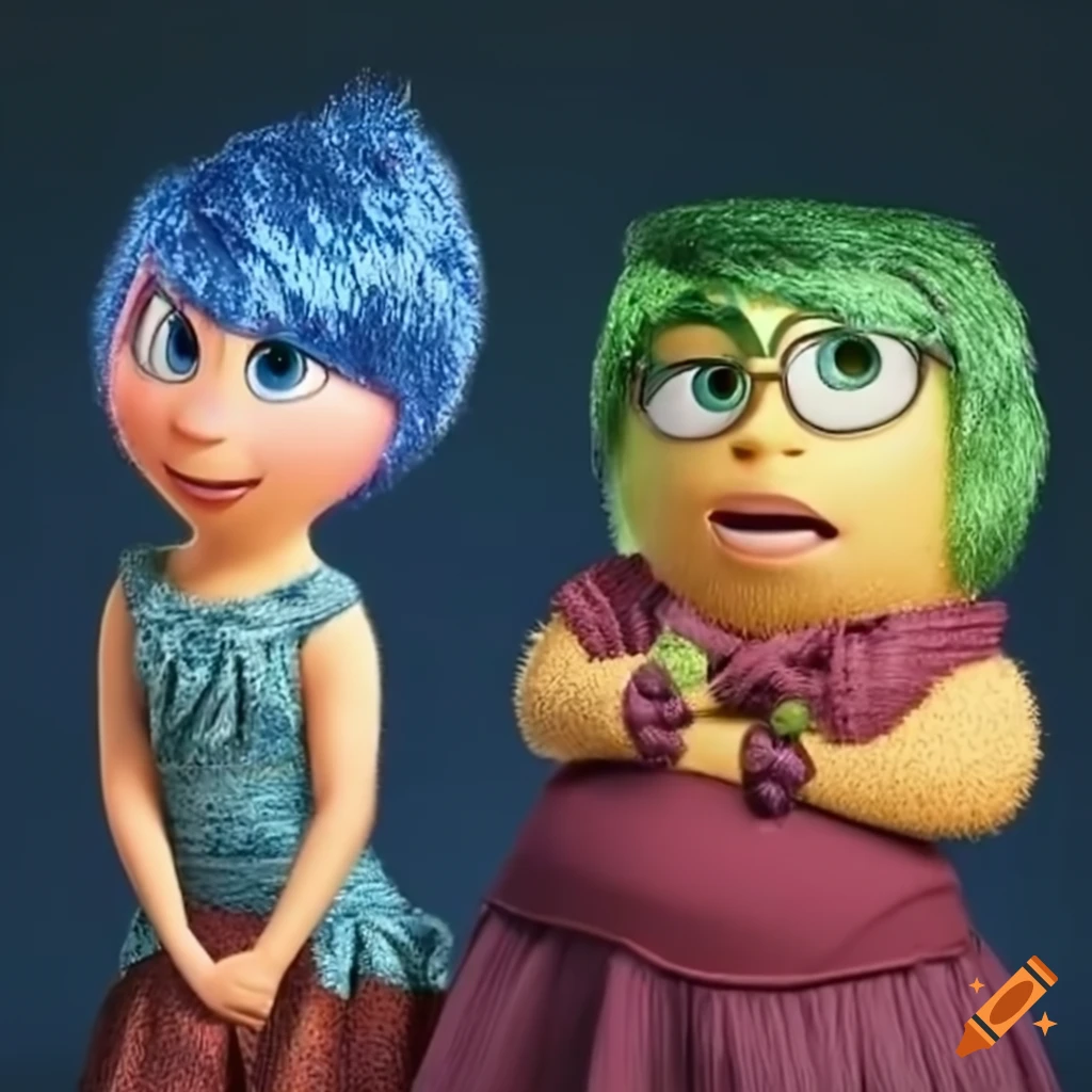 Illustration of 'Inside Out 2' emotional characters: Joy, Fear, Anger ...