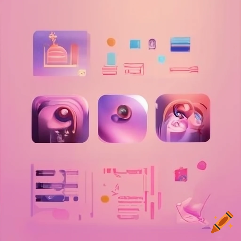 Multiple pdf icons in an image on Craiyon