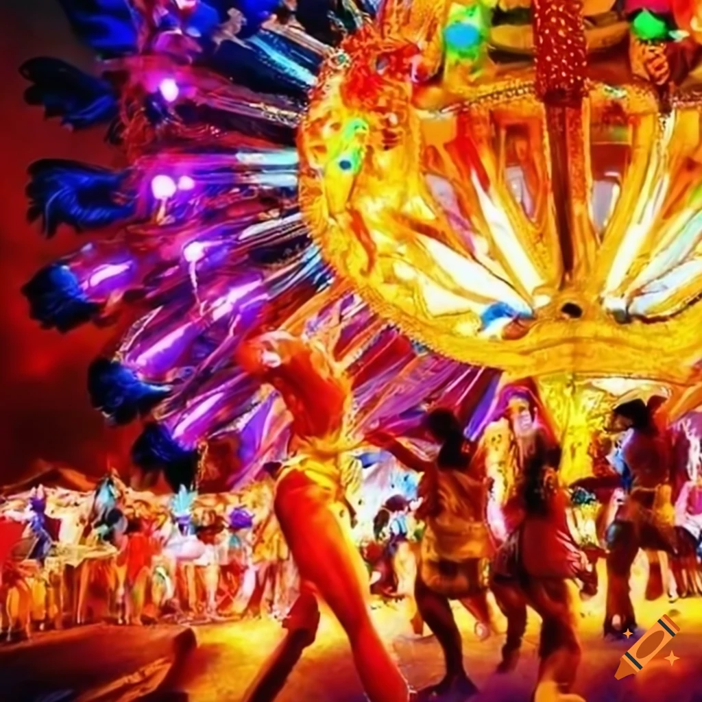 Carnival scene on Craiyon