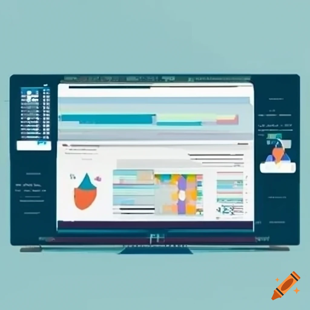Professional web and software development services text on screen on Craiyon