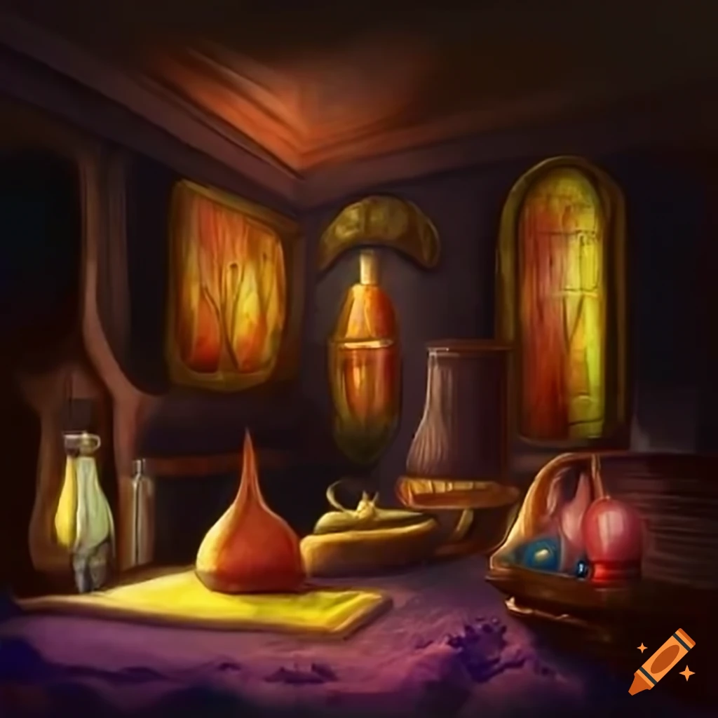 Wizard laboratory on Craiyon