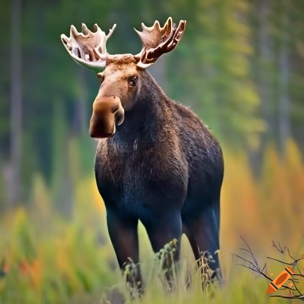 Moose in Canada on Craiyon