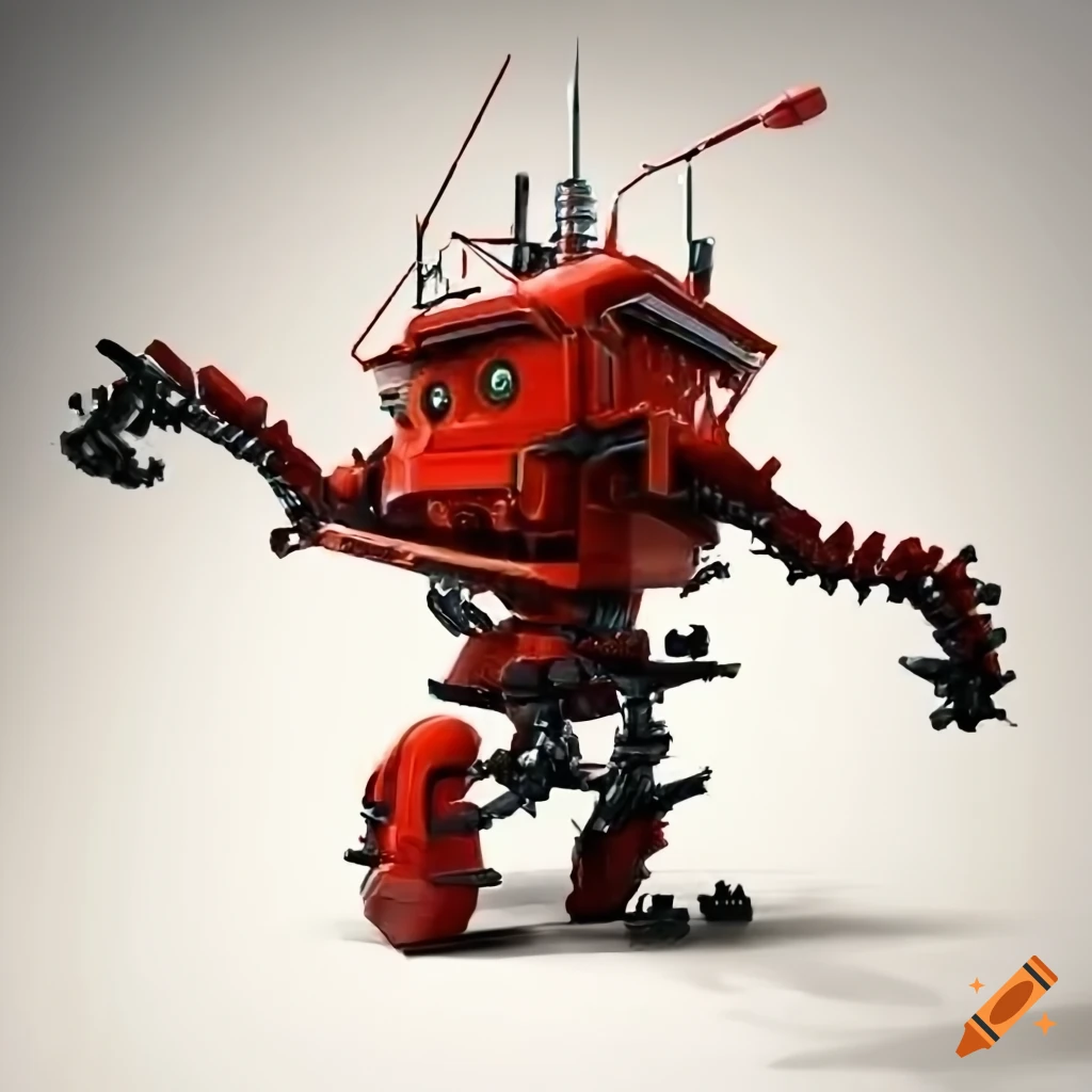 Redneck robot on Craiyon