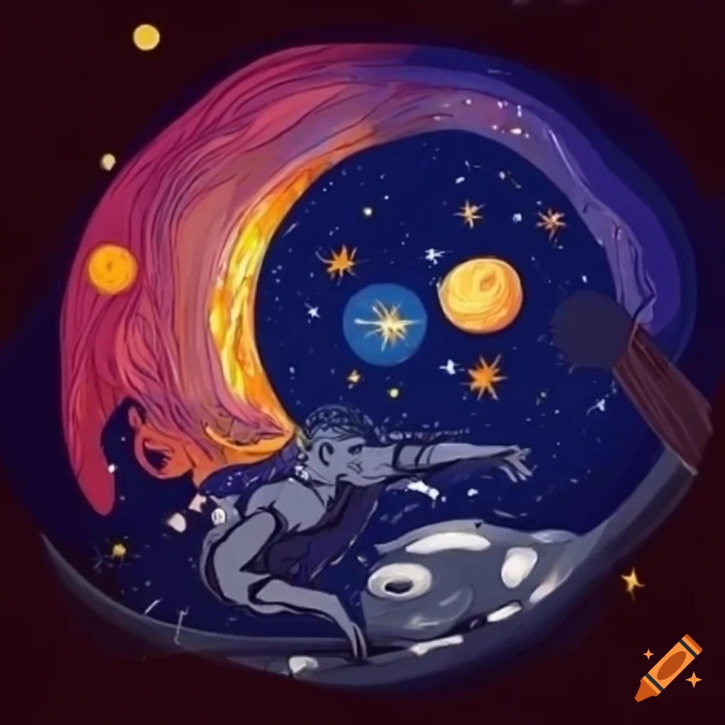 Greek Mythology representation of Achilles among celestial bodies in ...