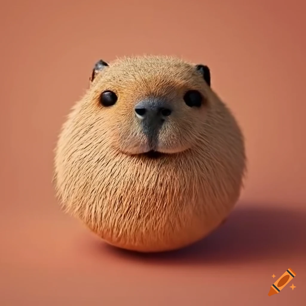 Capybara ball on Craiyon