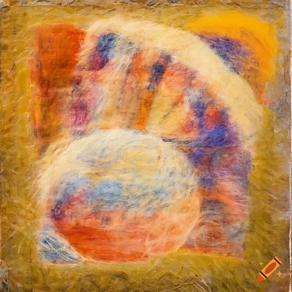 Exquisite 15th century style oil painting on scratched wool canvas depicting life finds a way on ...